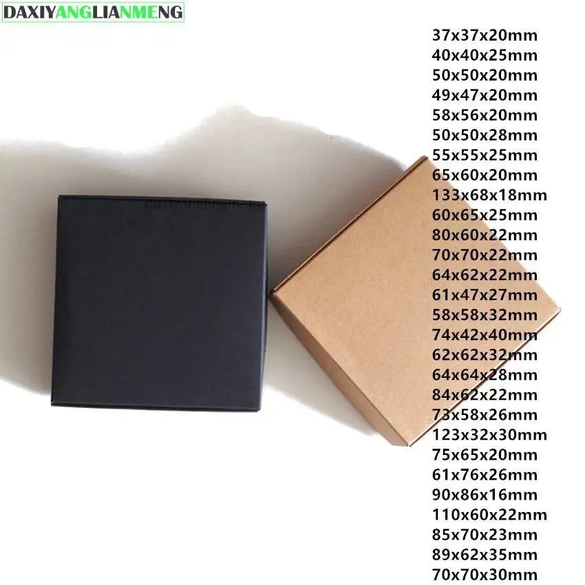 50-100pcs-lot-Blank-DIY-Kraft-Handmade-Soap-Box-Black-White-Cardboard ...