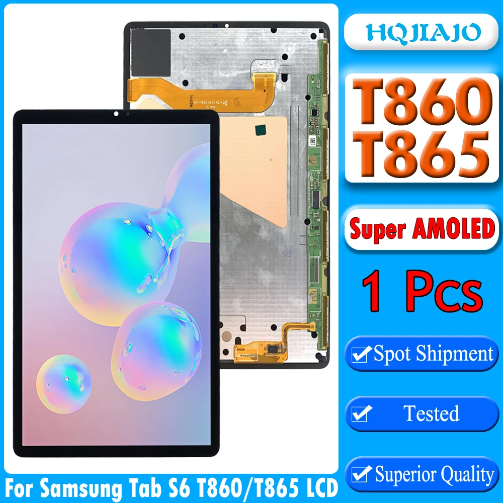 10.5" Super AMOLED For Samsung Tab S6 2019 LCD Touch Display Screen ...