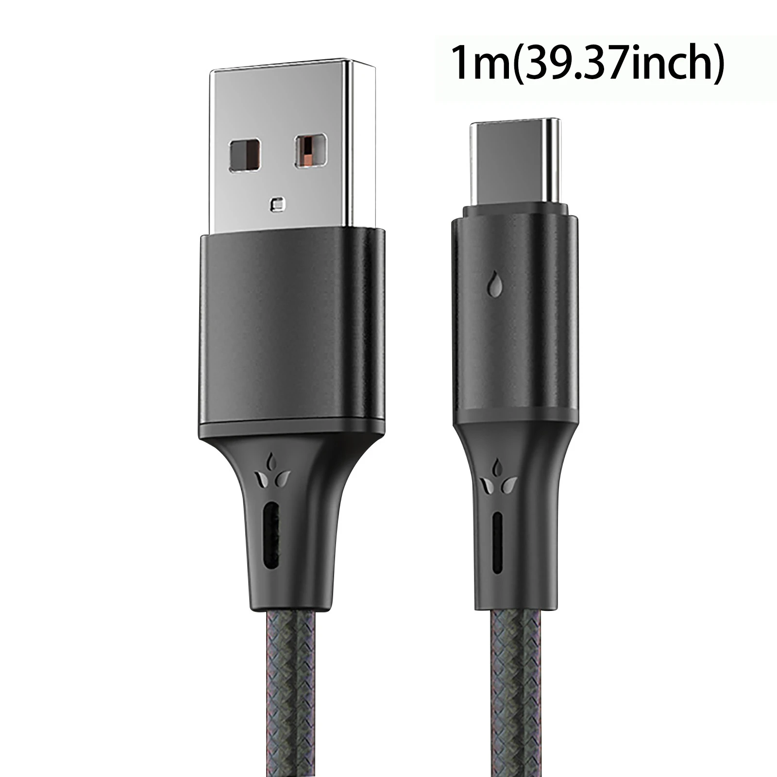 3a Super Fast Charging Cables Alloy Led Front Light Usb C Data Cable ...