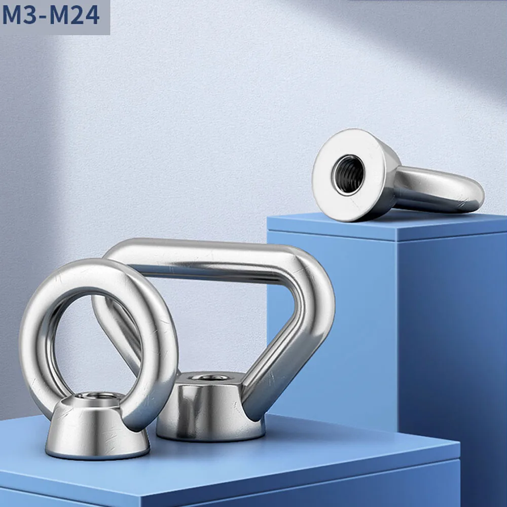 304 Stainless Steel Eyenut Ring Lifting Nuts Triangle Lifting Eye Nut ...