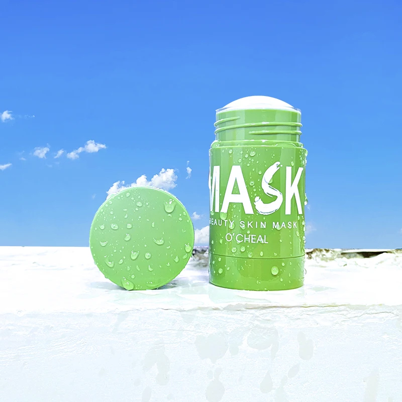 Solid Mask Deep Cleaning Mud Mask Stick Oil Control Anti Acne Eggplant ...