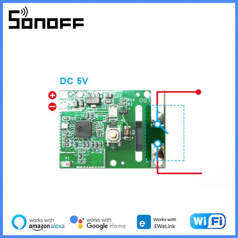 SONOFF-Wifi-RE5V1C-5V-DC-Smart-Switch-Relay-Module-Smart-Home ...