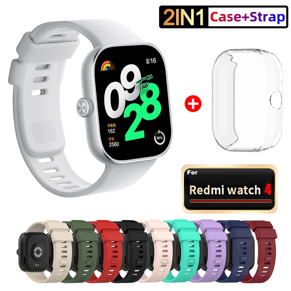 Watch-Strap-For-Xiaomi-Redmi-Watch-4-Strap-Replacement-Silicone-Strap ...