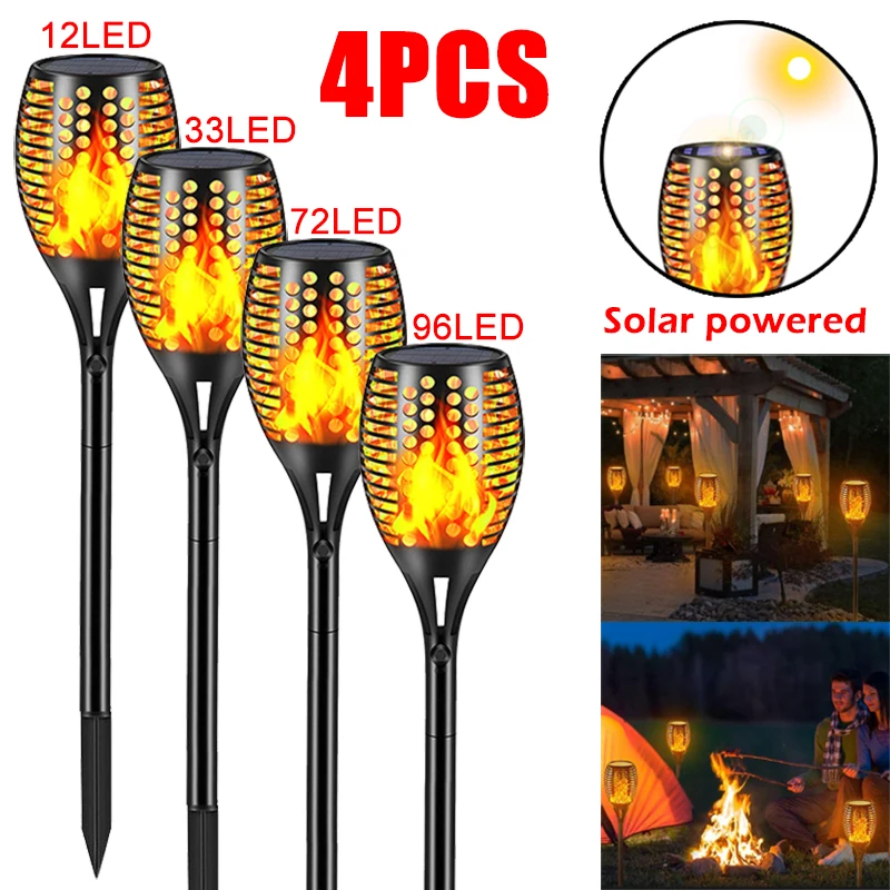1-2-4Pcs-Solar-Flame-Torch-Light-96LED-Flickering-Light-Waterproof-Garden-Decoration-Outdoor ...
