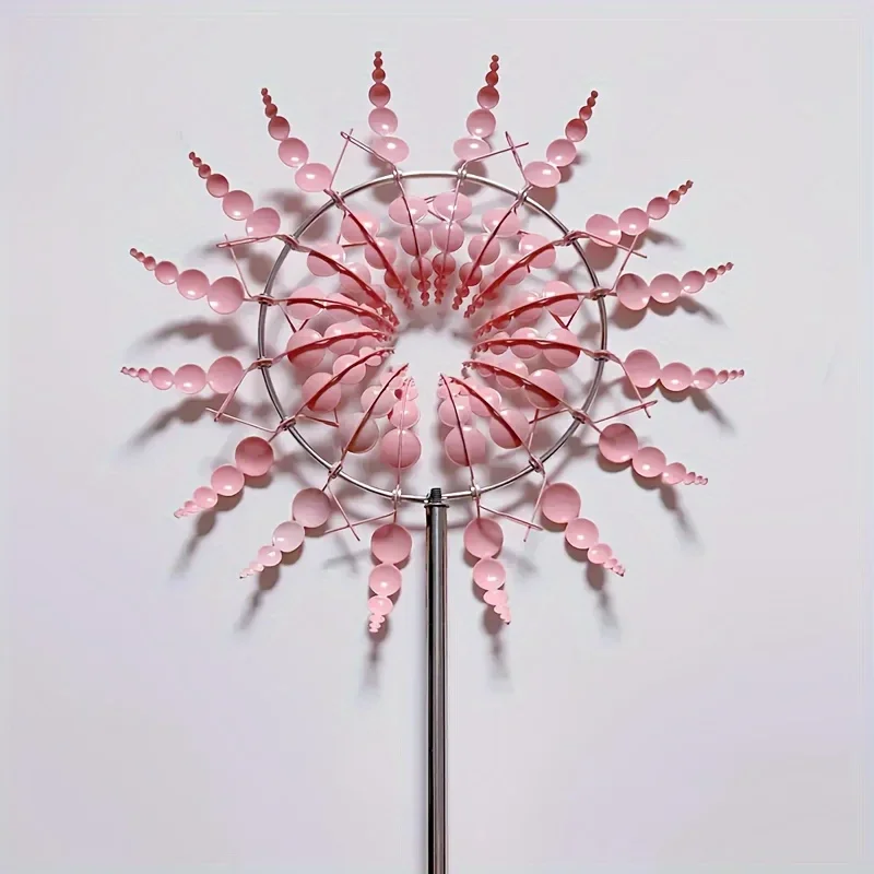 Unique Wind Collector Magical Kinetic Energy Metal Windmill Rotator ...