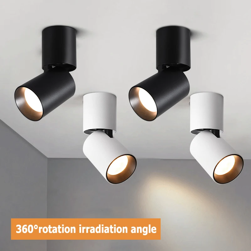 LED-Surface-Mounted-Ceiling-Downlights-Adjustable-360-Degrees-Spot ...
