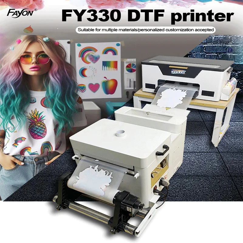 DTF-Impresora-New-Style-33cm-Pet-Film-Transfer-Dtf-Printer-Digital-Printing-Machine-A3-Fayon ...
