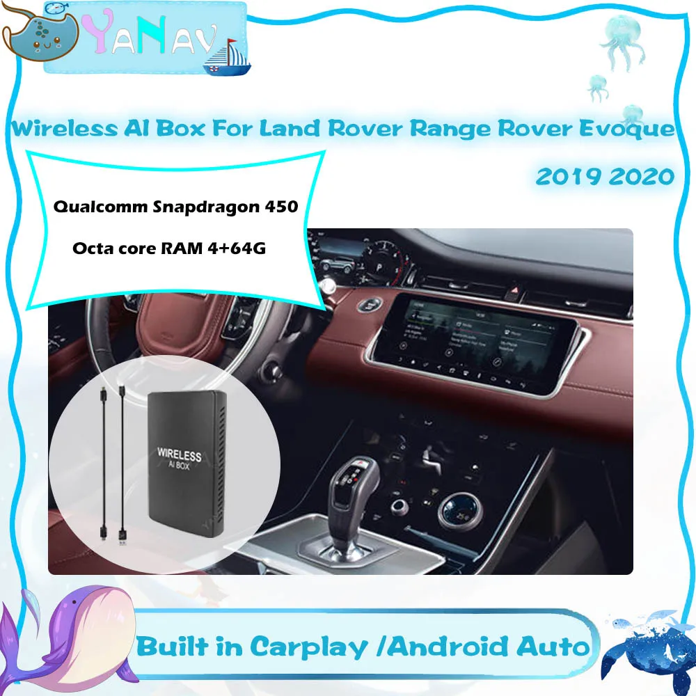 For-Land-Rover-Range-Rover-Evoque-2019-2020-Android-Mini-Wireless-AI ...