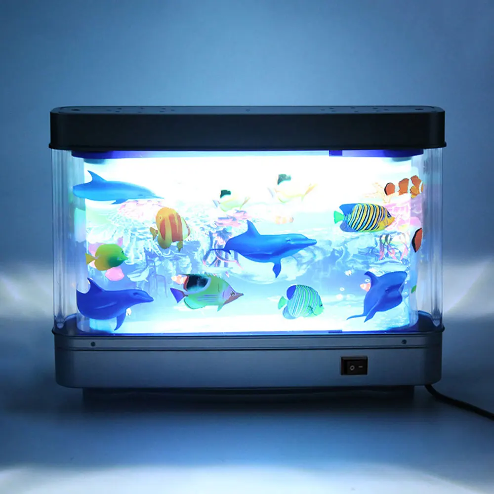 Simulation-Ornamental-Fish-Tank-Lamp-Aquarium-Lamp-Sea-View-Fish-Small ...