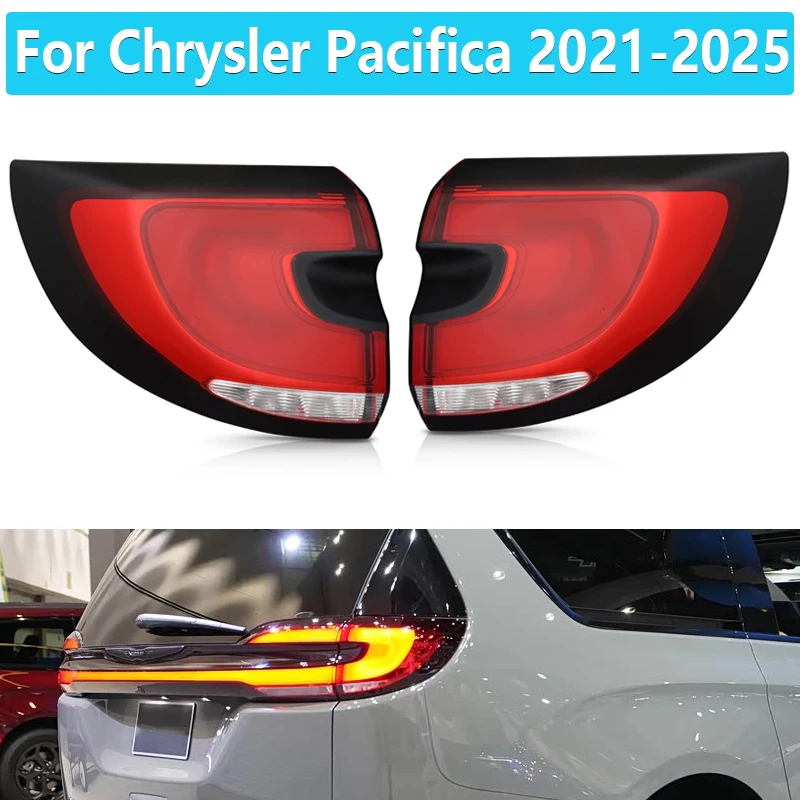For Chrysler Pacifica 2021 2022 2023 2024 2025 LED Tail Light Car Rear ...