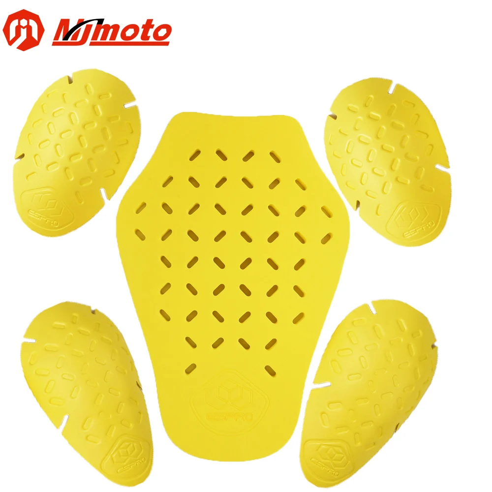 High Density EVA Motorcycle Armor Jacket Back Protector Shoulder Pads ...
