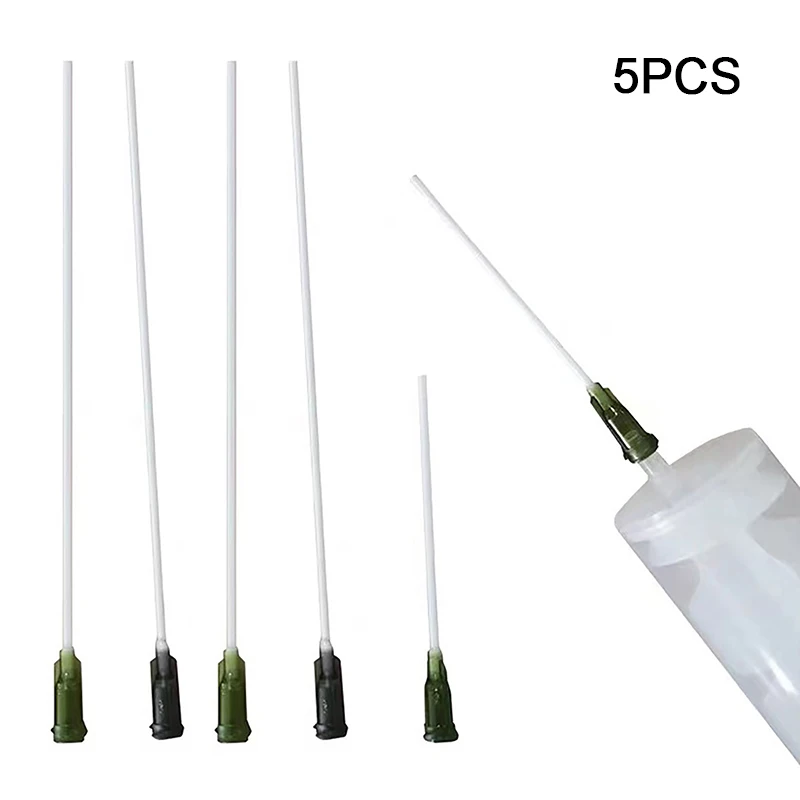 5pcs-Tip-Extra-Long-Total-Length-100mm-Blunt-Tip-Flat-Head-Paste ...