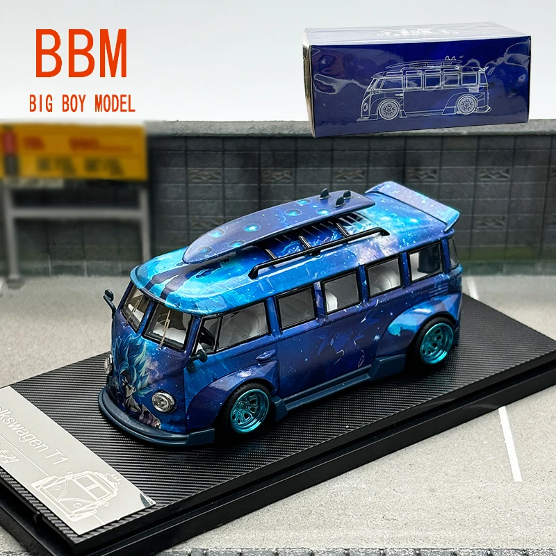 Diecast-1-64-Scale-VW-T1-Van-Kombi-Wide-body-Modified-Car-Model ...