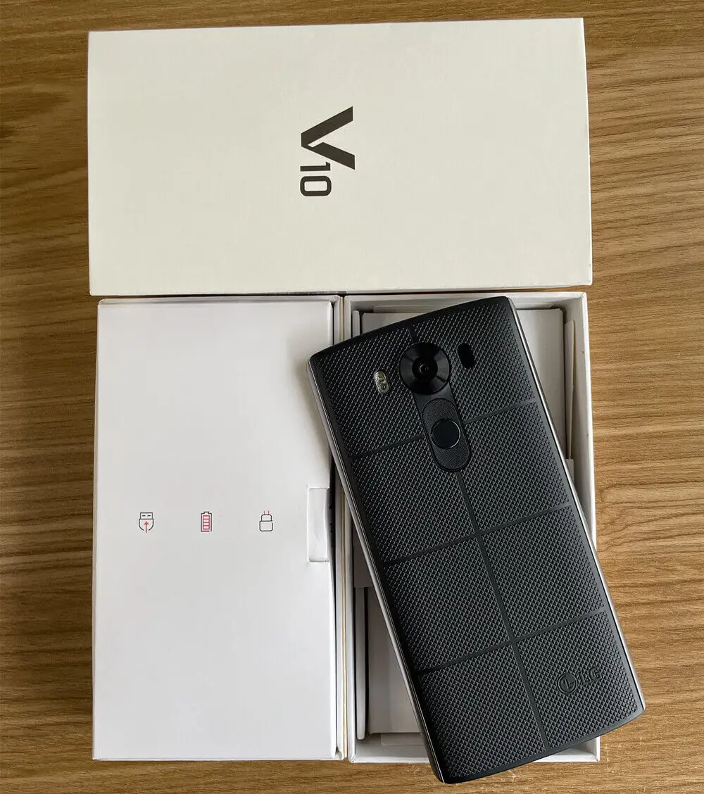 LG V10 H900/H901/F600 4G LTE Android Mobile Hexa Core 5.7” 16.0MP 4GB ...