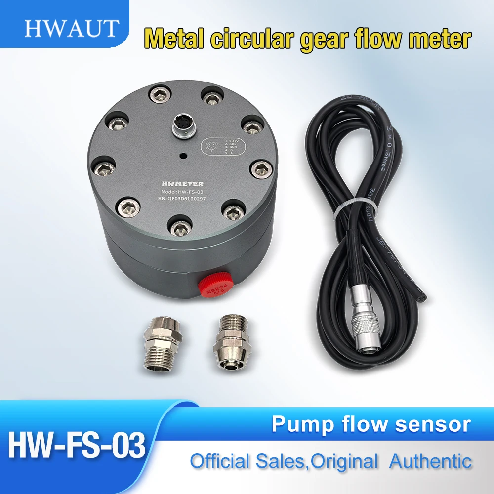 HW-FS-03 Pump Flowmeter Pump Flow Sensor Common Rail Testing Diesel ...