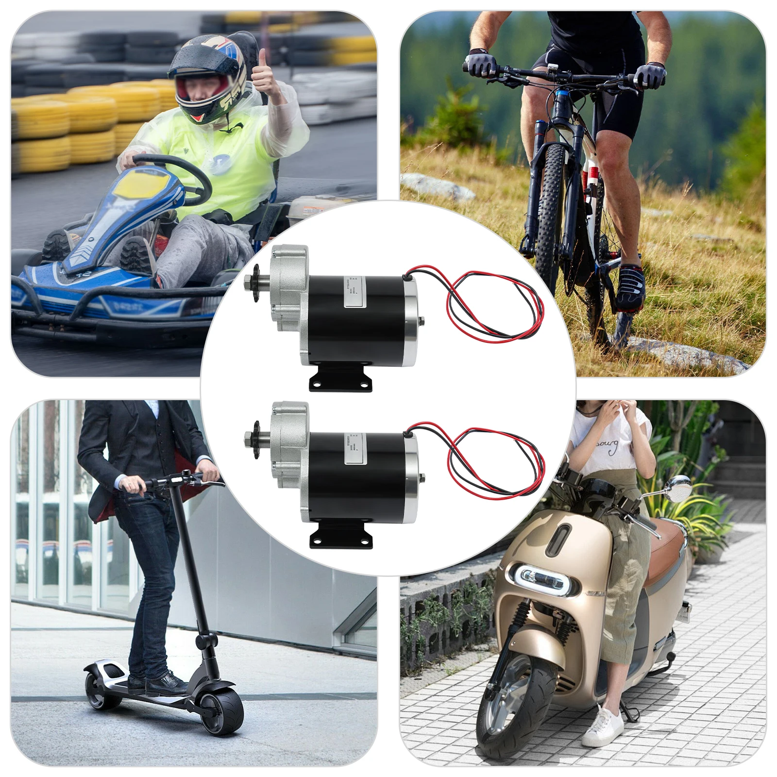 12v Bicycle 250W 24V MY1016 Electric Motor - Reversible Brush Motor For ...