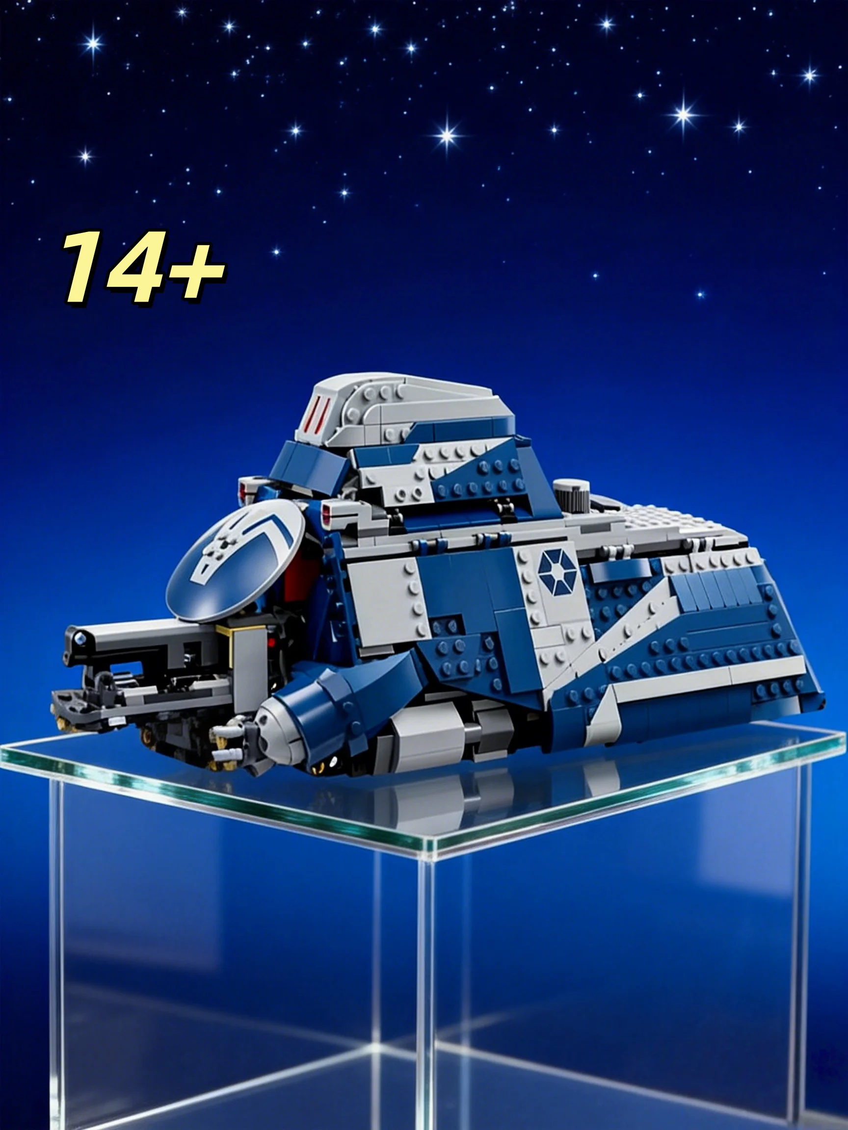 2026 New Galaxy 976PCS Sci-Fi Spaceship MOC Building Blocks Model, Kids ...