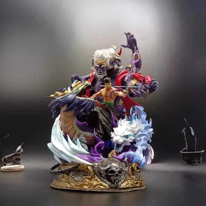 21CM-One-Piece-LX-Zoro-King-of-Hell-Enma-Roronoa-Statue-Anime-Figure ...