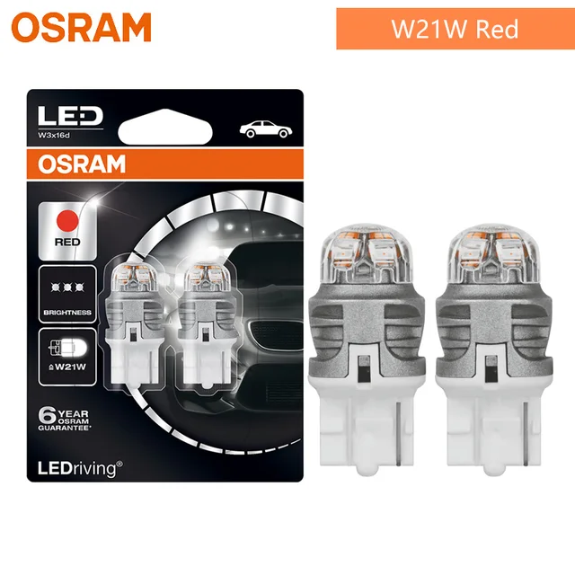 OSRAM LEDriving PREMIUM W21W W21/5W LED Signal Light 360 Degrees White ...