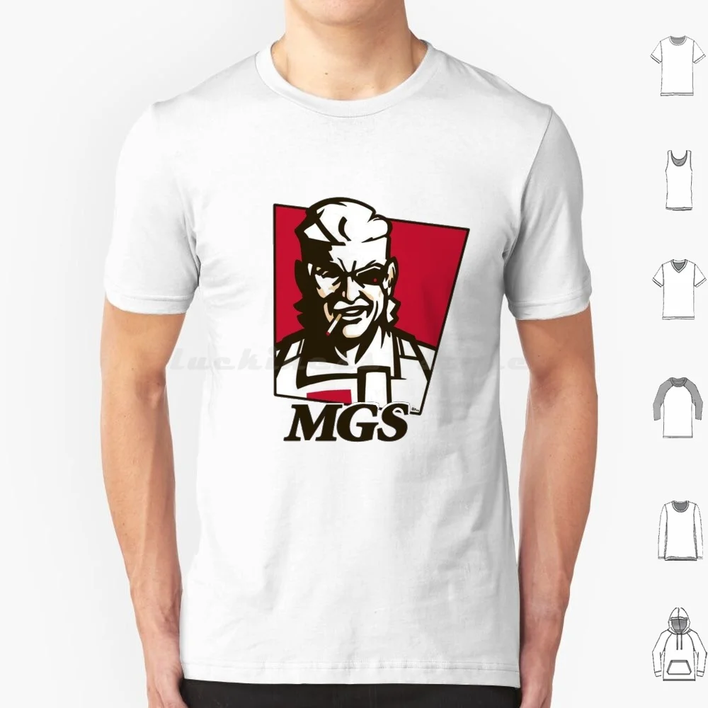 Metal Gear Solid Snake Design T Shirt Cotton Men Women Diy Print Mgs ...