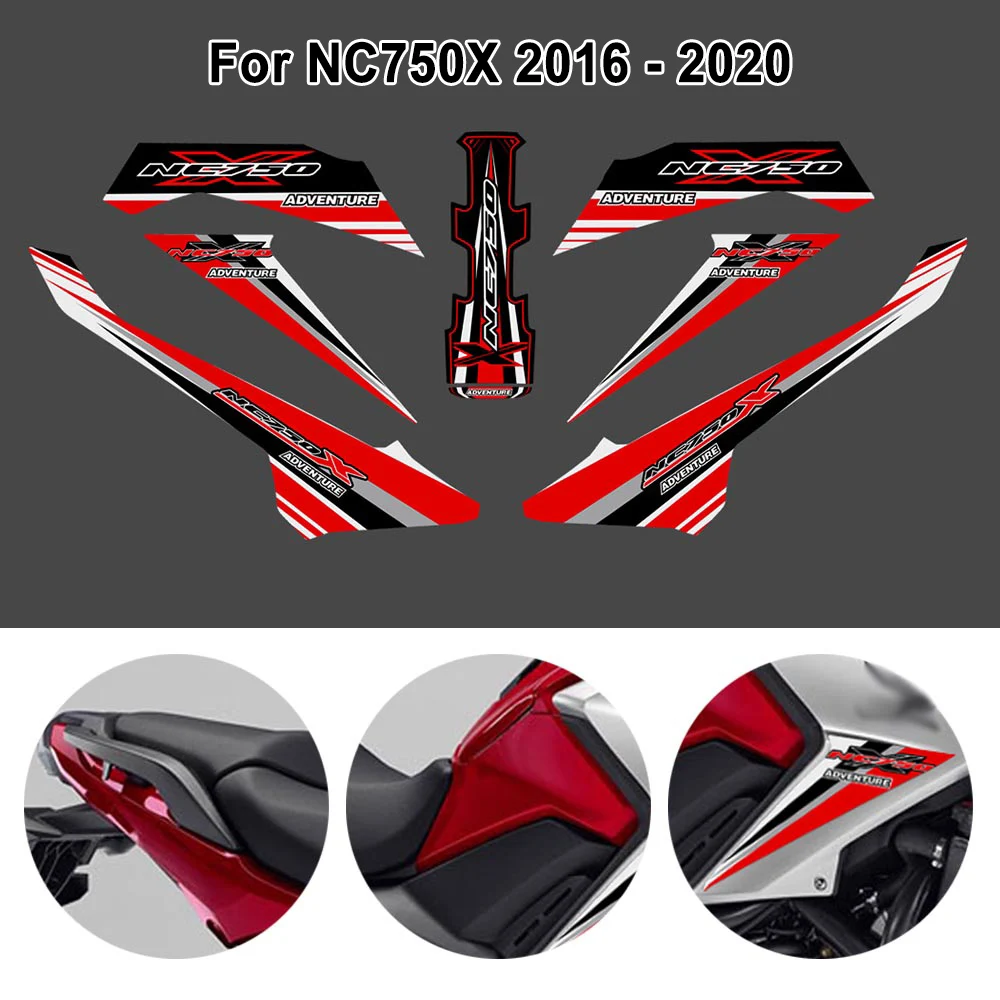 For-Honda-NC750-X-NC-750X-NC750X-Motorcycle-Body-Fairing-Fender-Decals ...