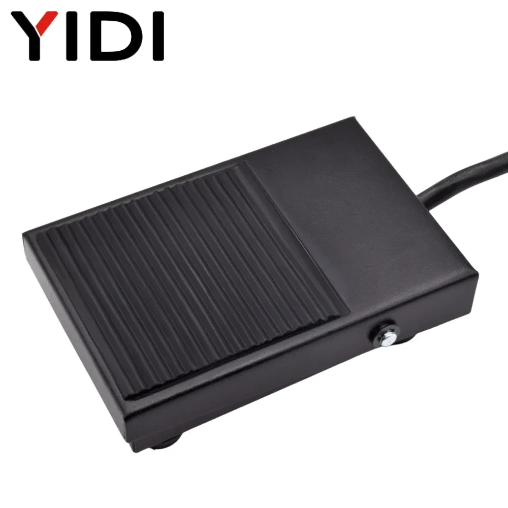 1pc-TFS-1-Metal-Non-slip-Momentary-Electric-Power-Foot-Pedal-Switch ...