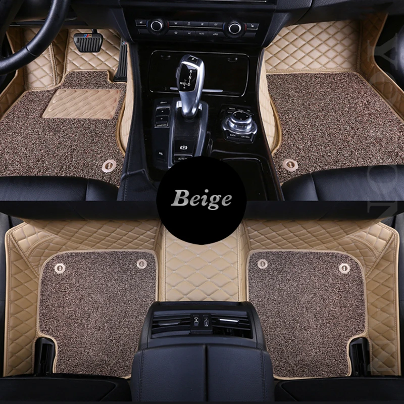 YOTONWAN-Silk-Loop-Car-Floor-Mat-Double-Layer-Custom-For-Genesis-GV70 ...