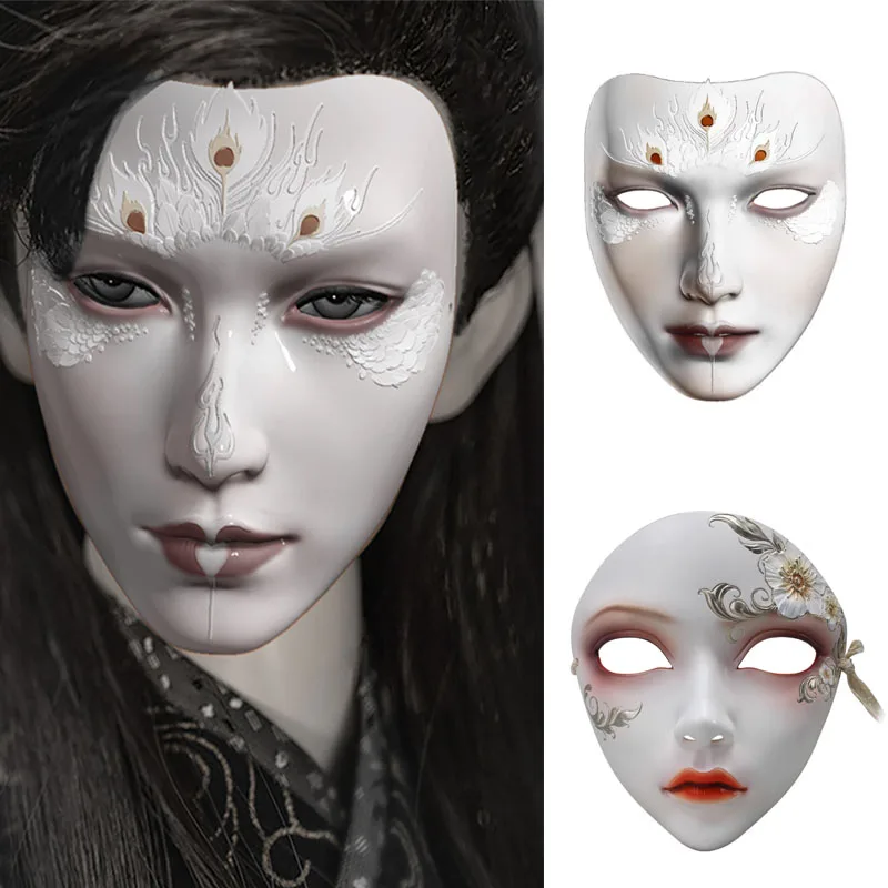 Chinese-Ancient-Mask-Oriental-Hanfu-Style-Cosplay-Adult-Mask-Stage ...