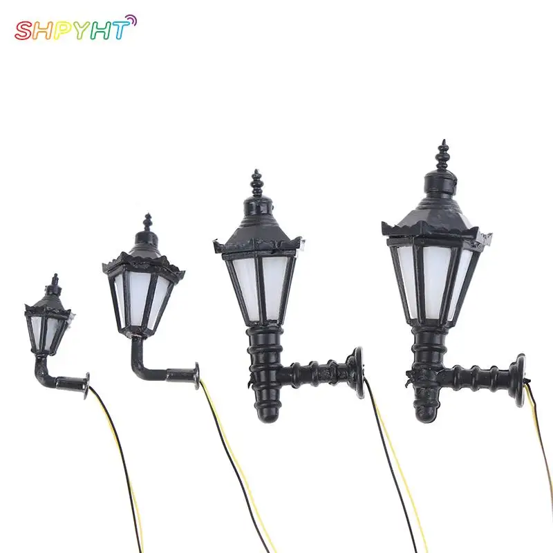 Dollhouse Miniature Wall Lamp Light LED Simulation Mini Street Light ...