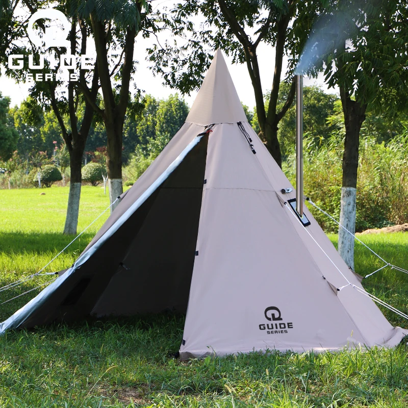 Refugio-al-aire-libre-tipo-pir-mide-tienda-de-campa-a-con-boca-de ...