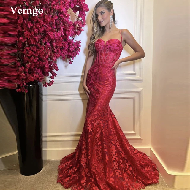 Red Lace Prom Dresses Tumblr