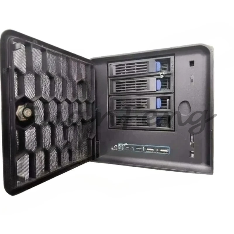 New 4 Bays Hard Disk NAS Case Support Mini ITX Motherboard for Home ...