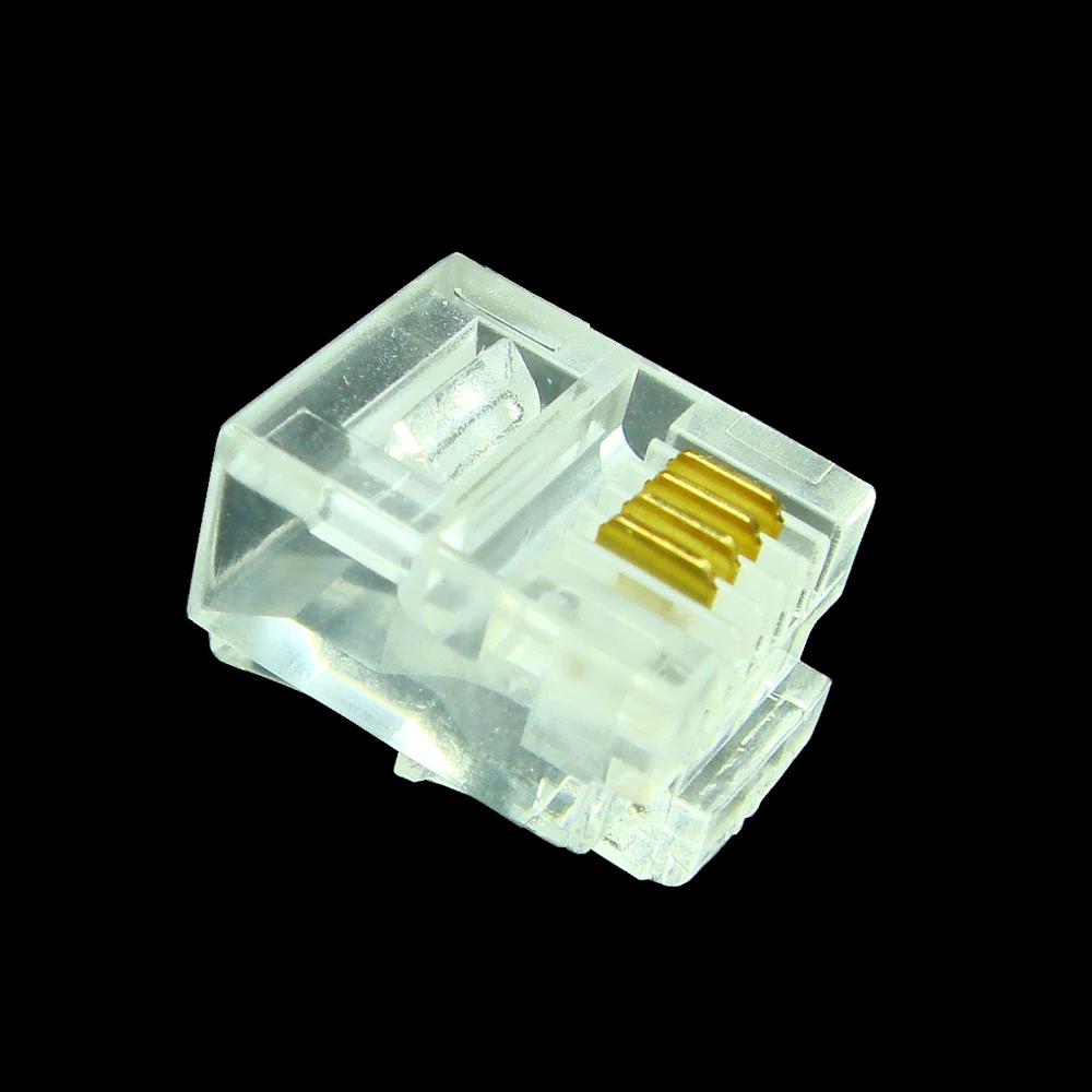 20pcs-RJ11-6P2C-6P4C-6P6C-Gold-Plated-Telephone-Internet-Modular-Plug ...