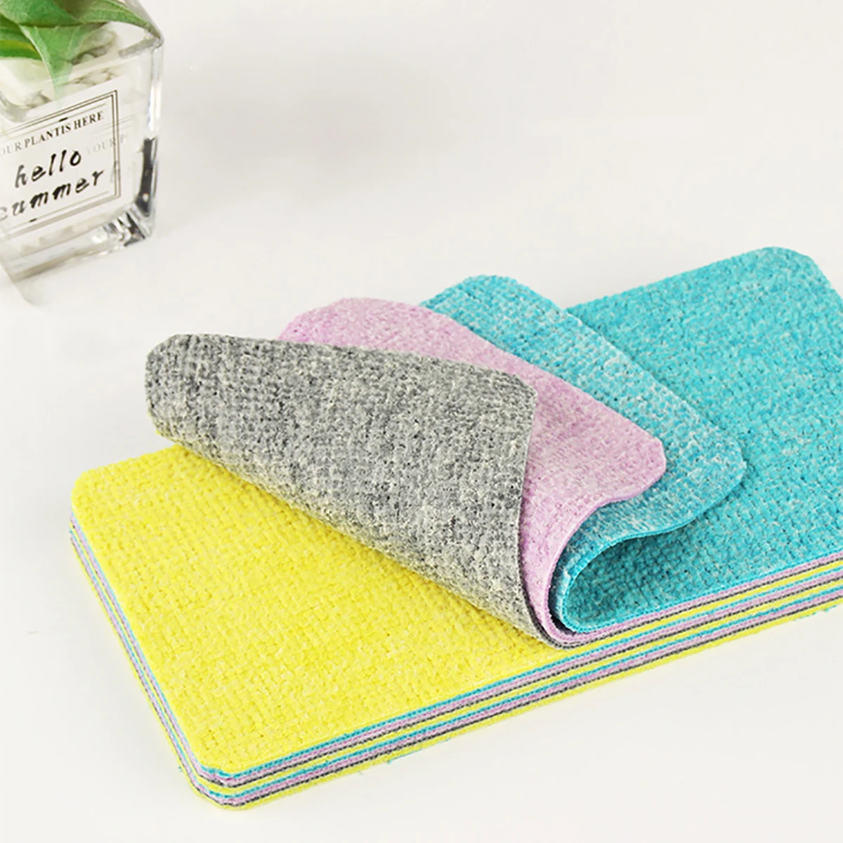 Rainbow Color Fiber Tearable Rag Useful Things For Kitchen Utensils ...