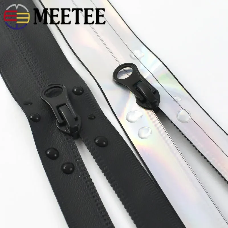 2-3-5Pcs-40-100cm-5-Nylon-Waterproof-Zippers-Reflective-Invisible ...