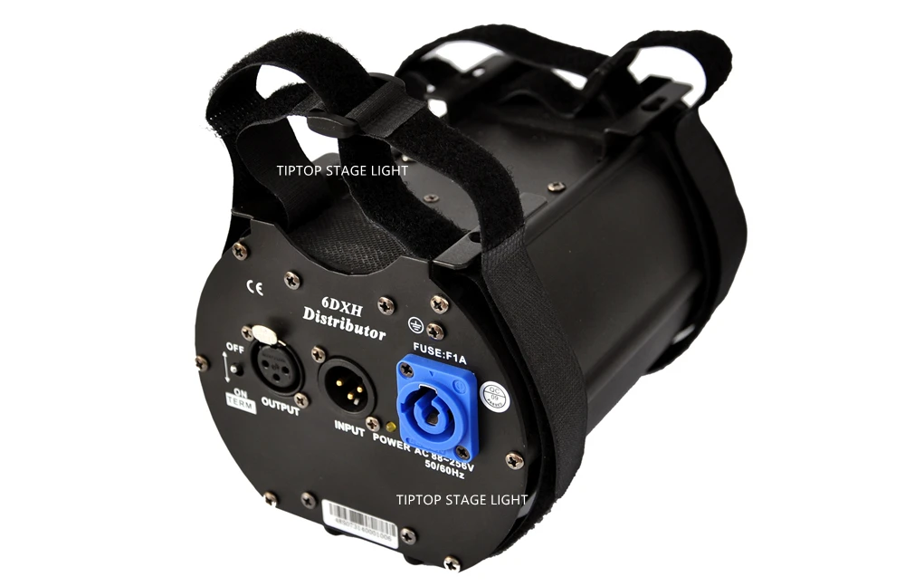 6 Port DMX Socket | Tiptoplight