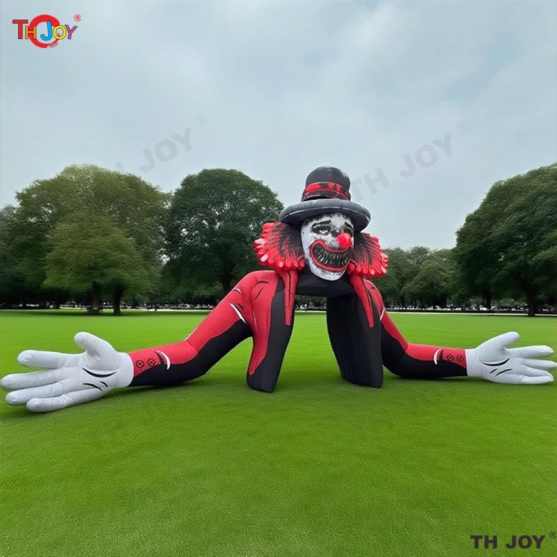 New Inflatable Circus Clown Arch Halloween Scary Joker Archway Clown ...