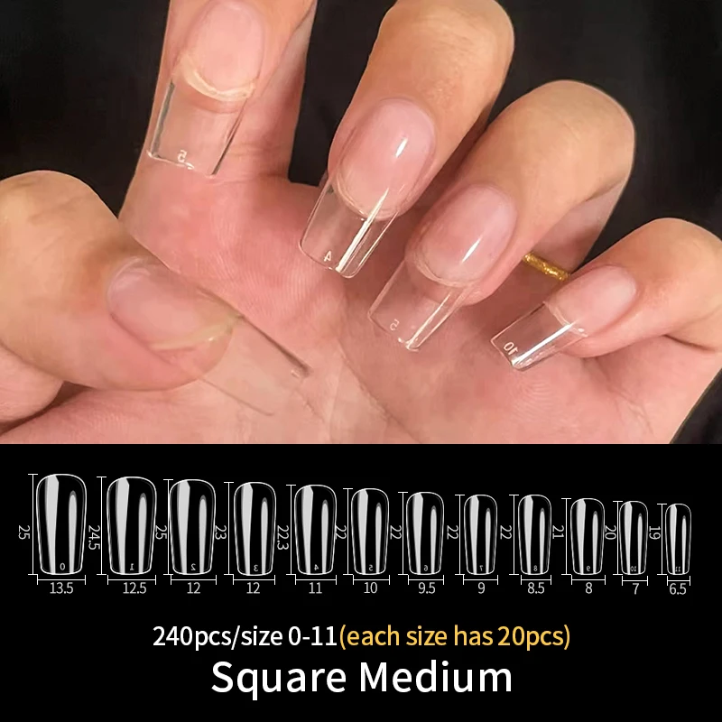 Nails False Nail Acrylic American Capsule Gel Shot Artificial ...