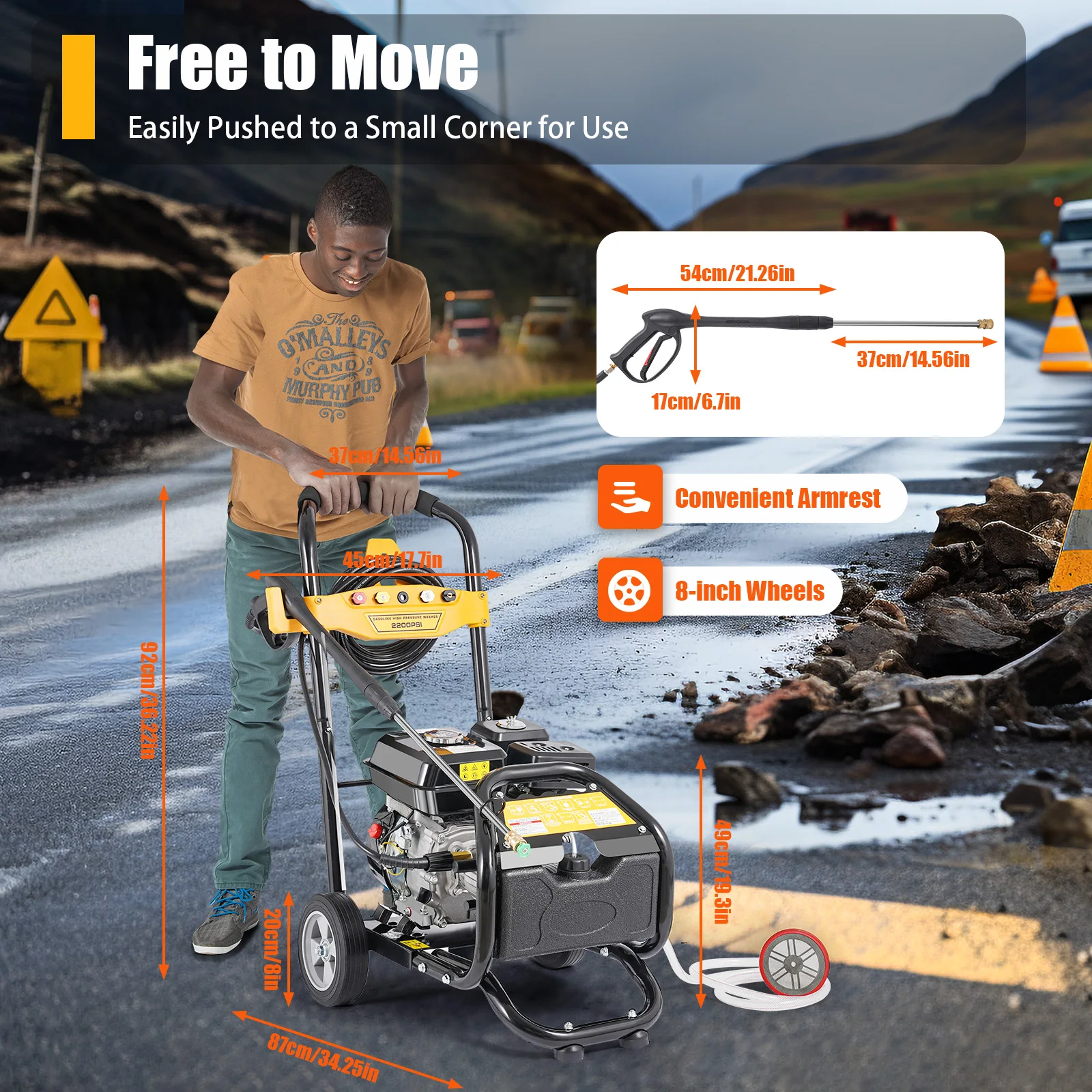 High-pressure-Gasoline-7-5HP-Cleaning-Machine-2200PSI-3600RPM-For-the ...