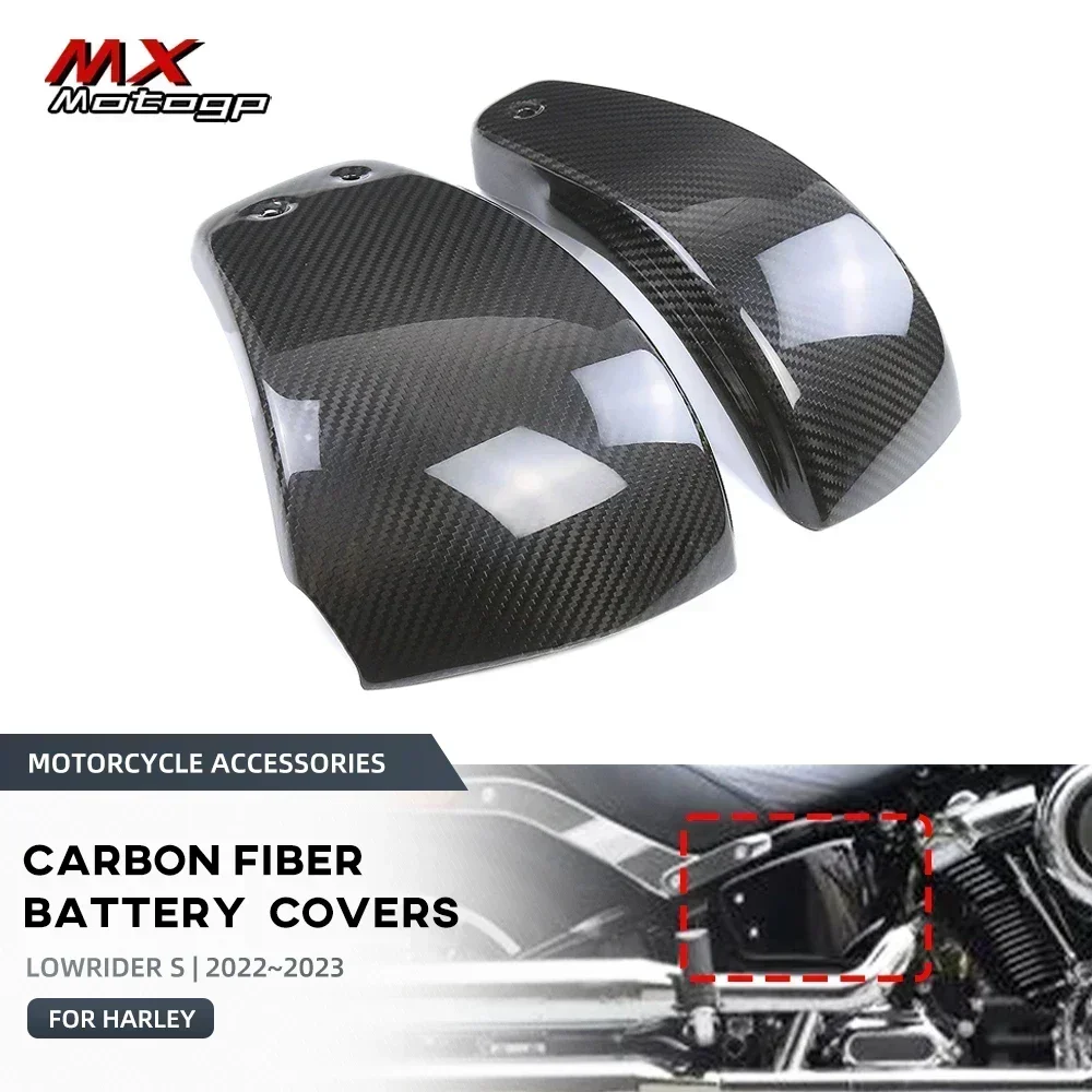 For-Harley-Davidson-Low-Rider-Lowrider-S-2022-2023-Carbon-Fiber-Side ...