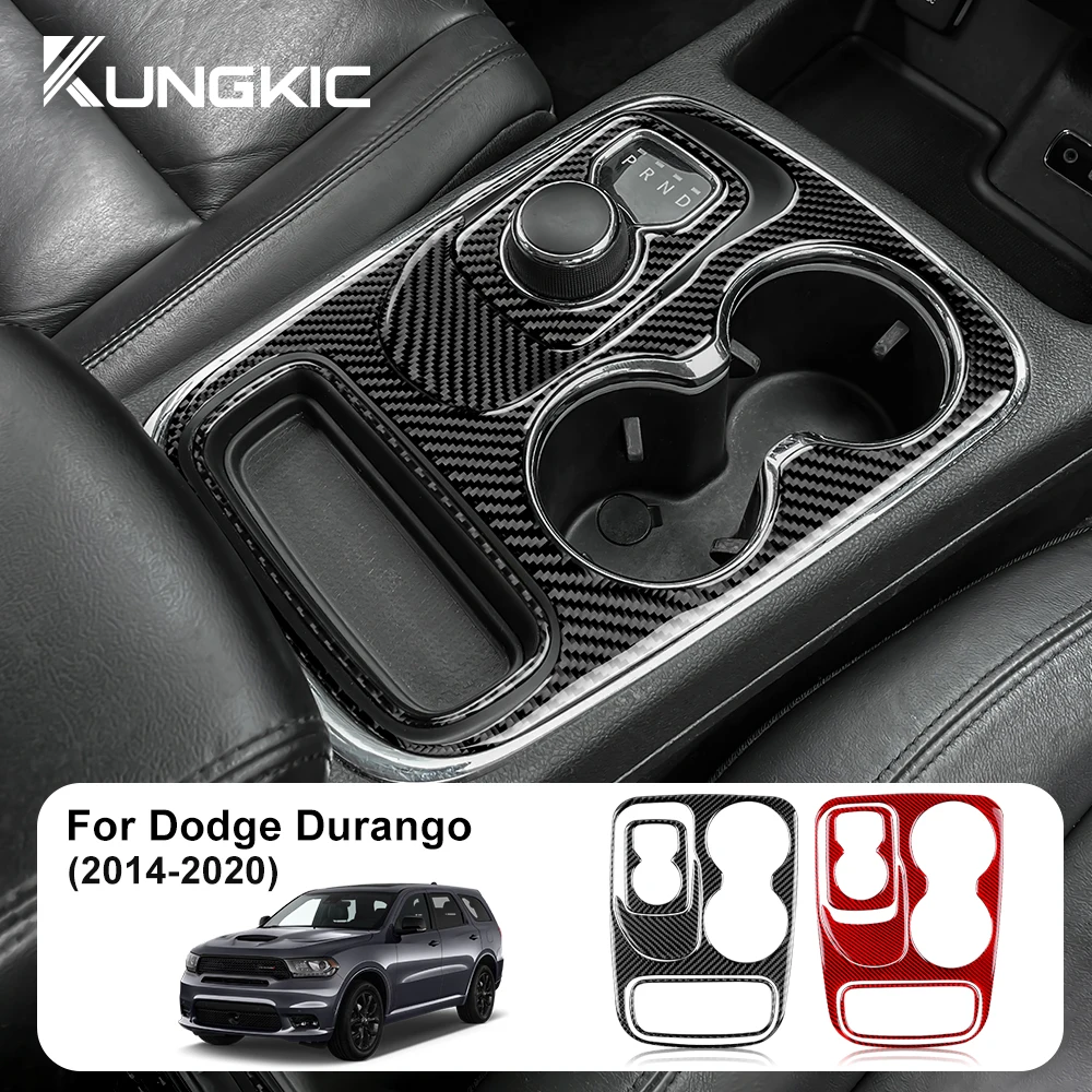 Gear-Shift-Panel-Real-Soft-Carbon-Fiber-Sticker-for-Dodge-Durango-2014 ...