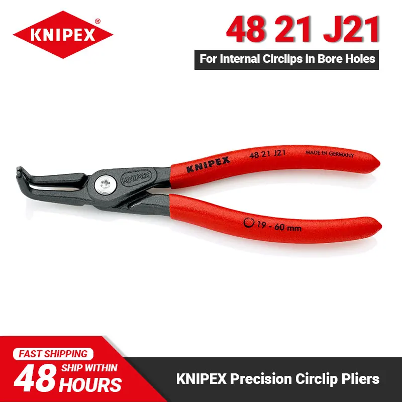KNIPEX-48-21-J21-Precision-Circlip-Pliers-for-Internal-Circlips-in-Bore-Holes-Internal-External ...