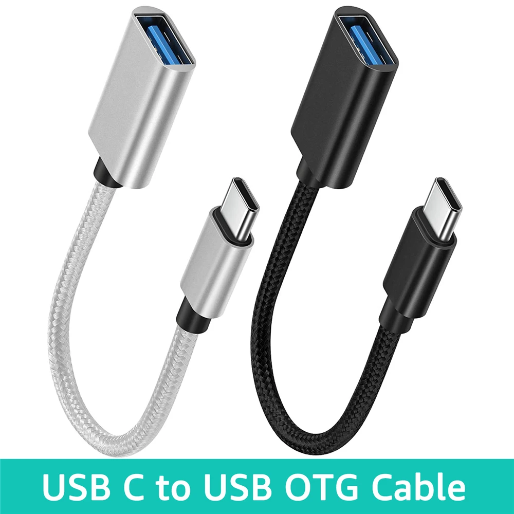 2pcs OTG Cable TYPE-C to USB Female Adapter Cable for Samsung Macbook ...