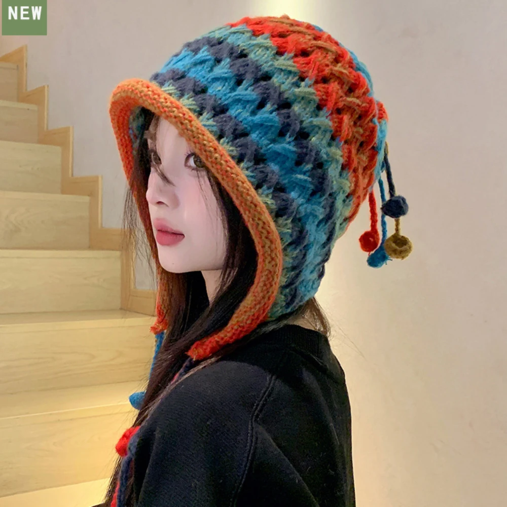 HT4249-Fashion-Knitted-Hat-Women-Autumn-Winter-Skullies-Beanies-Ladies ...