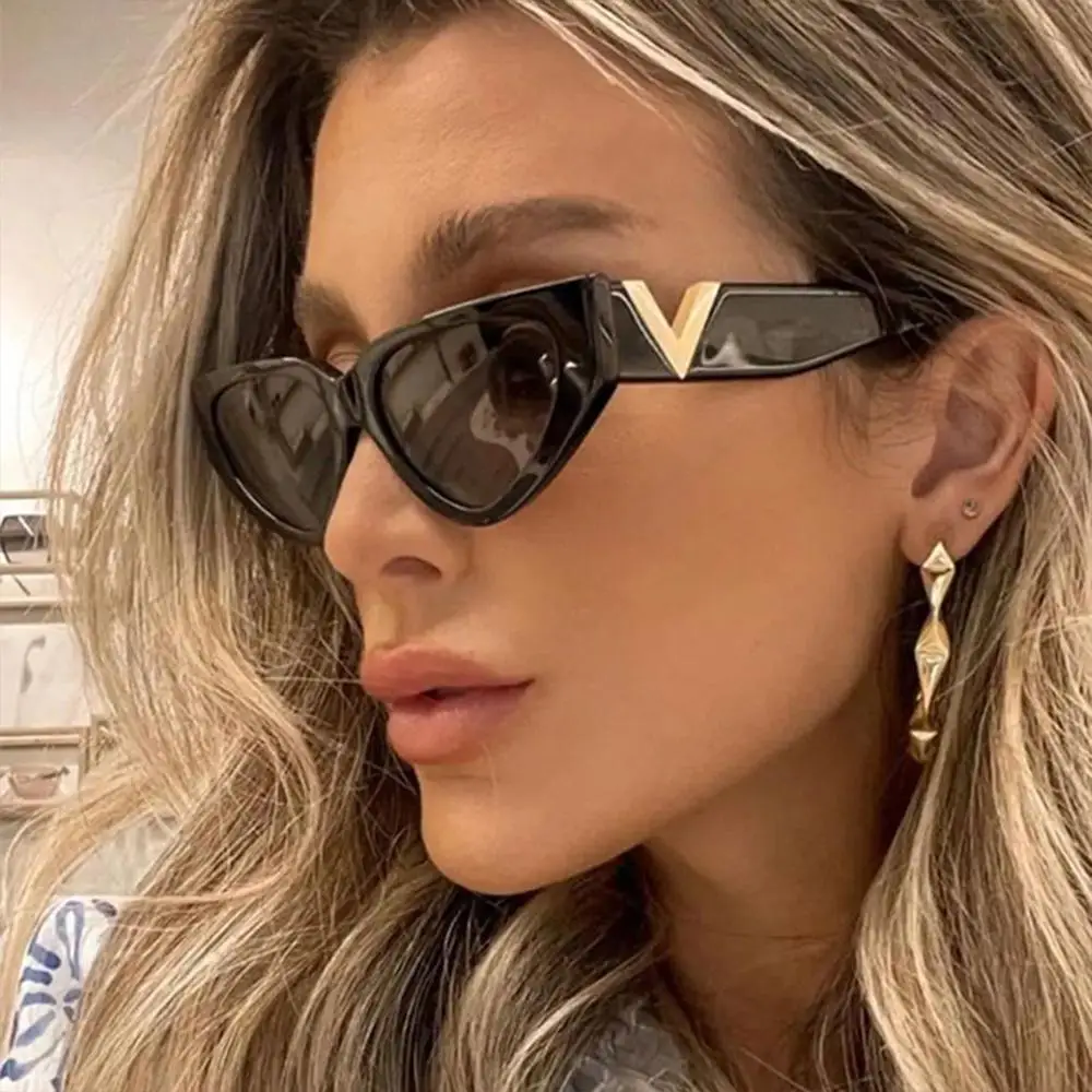 Luxury-Vintage-Cat-Eye-Sunglasses-Women-Fashion-V-Brand-Designer-Sun ...