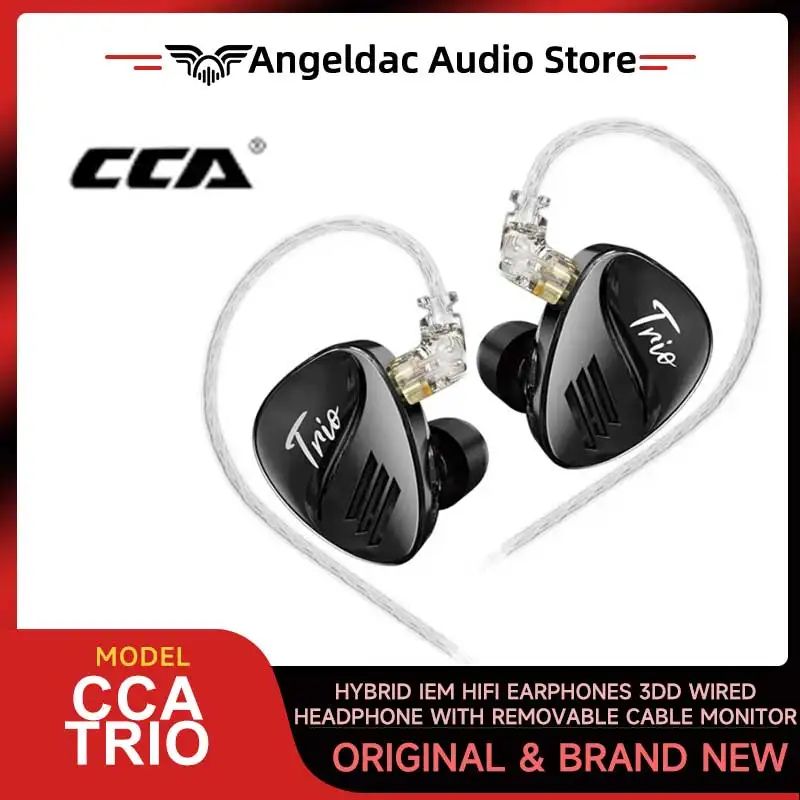 CCA-Trio-Hybrid-IEM-Hifi-Earphones-3DD-Wired-Headphone-With-Removable ...