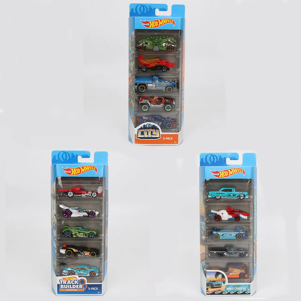 Hot-Wheels-Toy-Car-Pack-of-5-Collection-Car-Model-Sports-Car-Track-Set ...