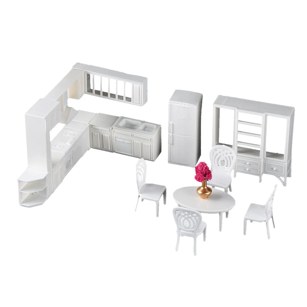1-25-Scale-DIY-Miniature-Modern-Style-Furniture-Set-Model-Building-Kits ...