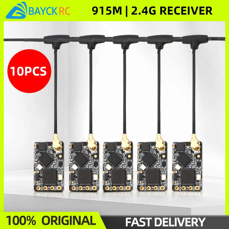 10PCS-BAYCK-ELRS-915M-2-4GHz-Receiver-NANO-ExpressLRS-RX-With-Antenna ...