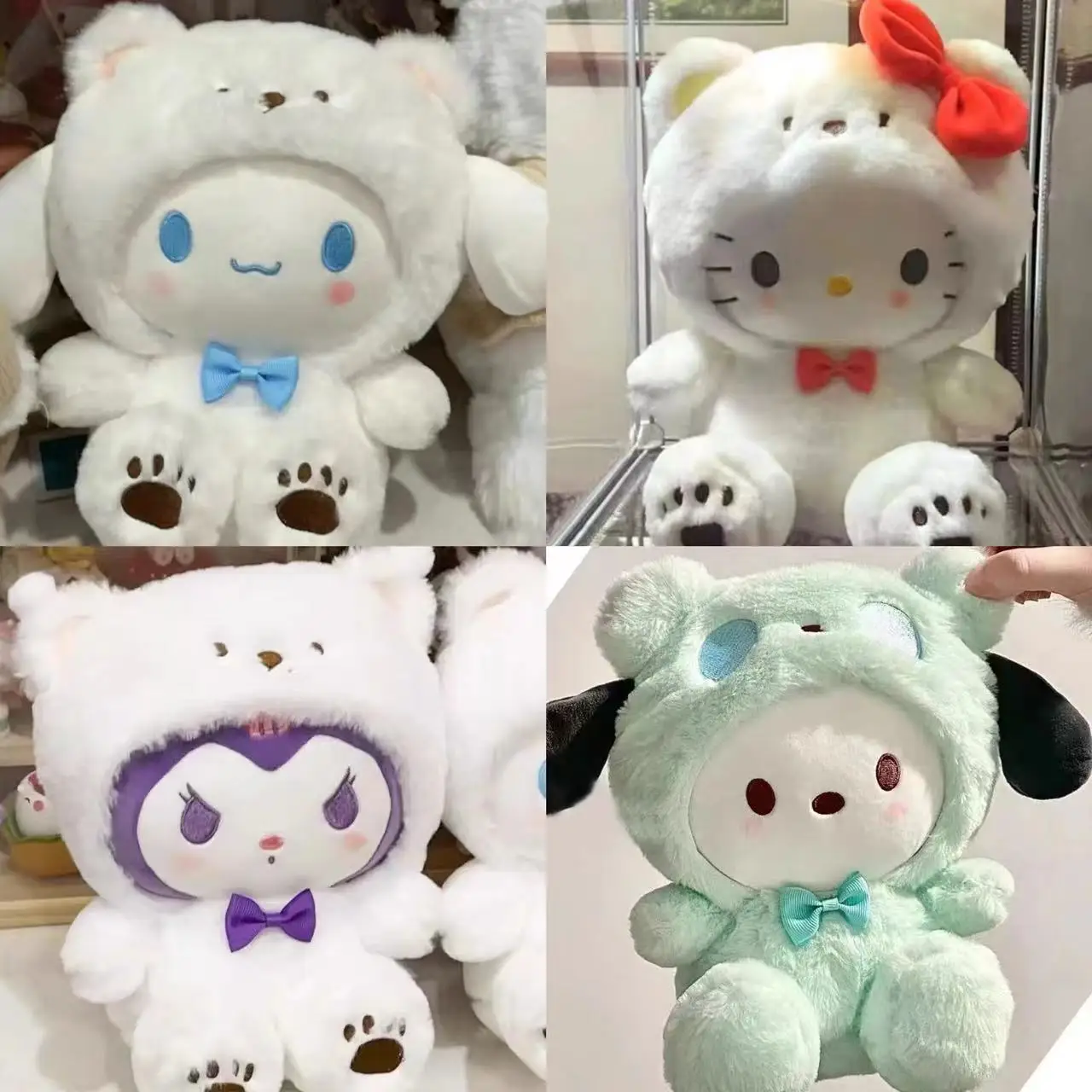 Sanrio-Anime-Plush-Doll-Toy-Hello-Kitty-Yugui-Dog-Pacha-Dog-Kuromi ...